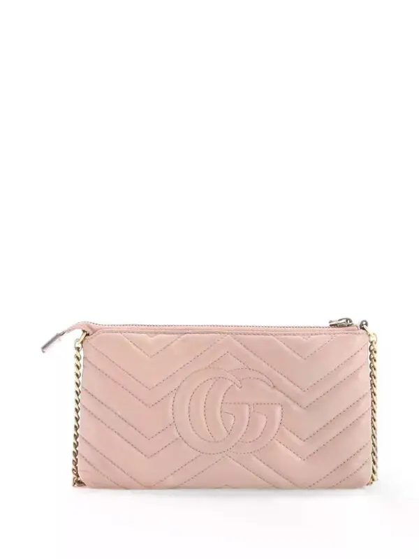 Gucci Matelassé Leather Mini Shoulder Bag - Neutrals