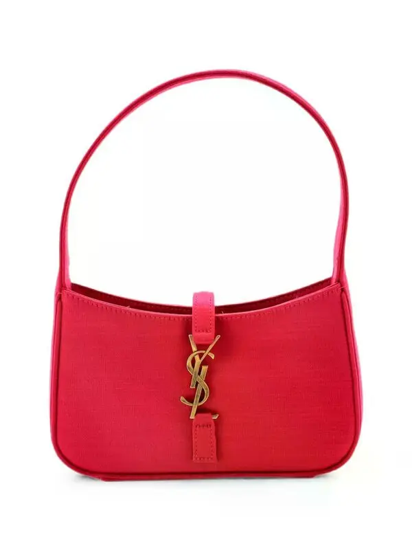 Saint Laurent Le 5 A 7 Satin Mini Hobo Bag - Pink