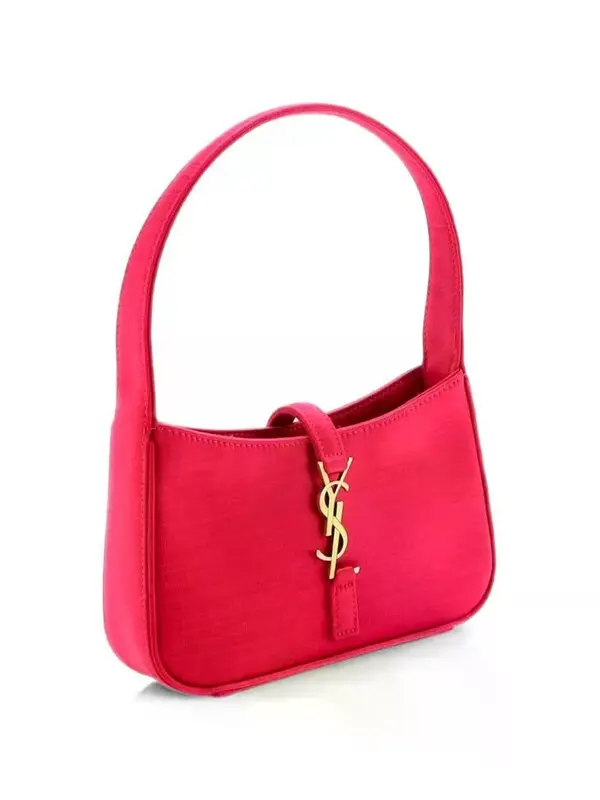 Saint Laurent Le 5 A 7 Satin Mini Hobo Bag - Pink