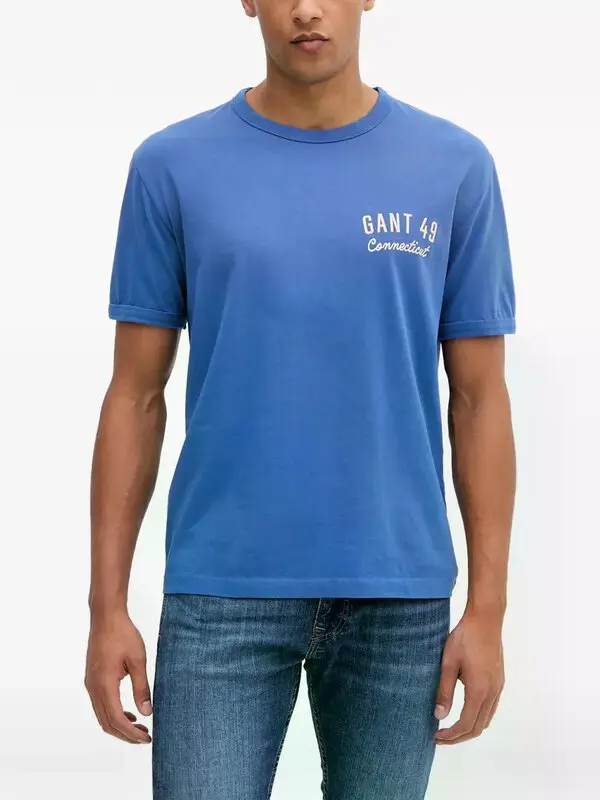 Gant Logo-print Crew-neck T-shirt