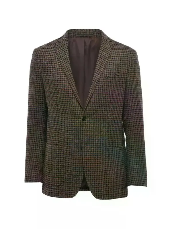 Corneliani Check-pattern Single-breasted Blazer