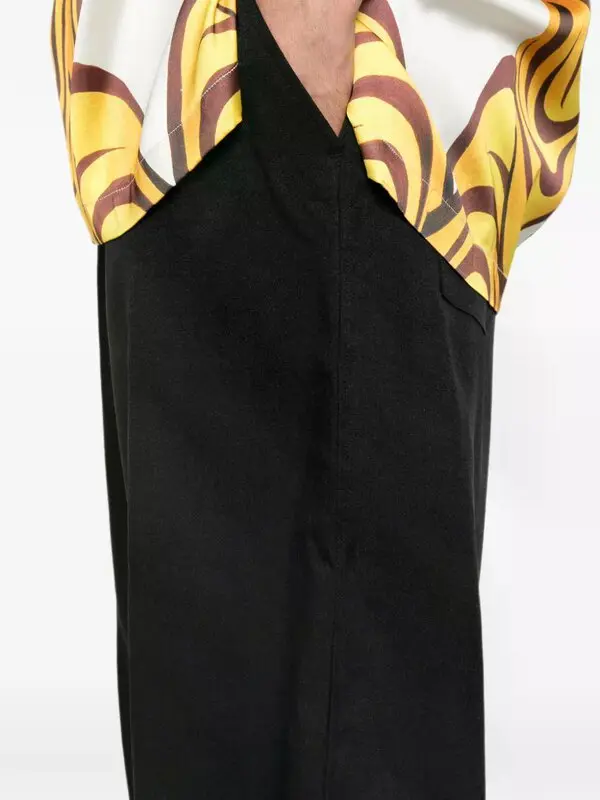 Y3 Drawstring Elasticated-cuffs Trousers