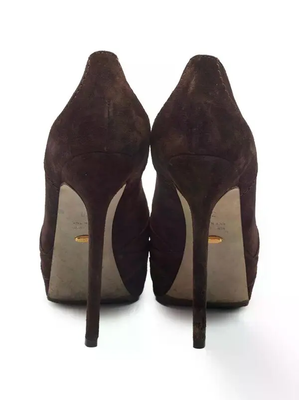 SERGIO ROSSI Suede Platform Stiletto Pumps