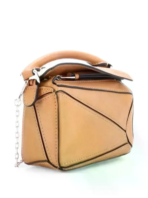 Loewe Puzzle Bag Leather Nano Crossbody Bag