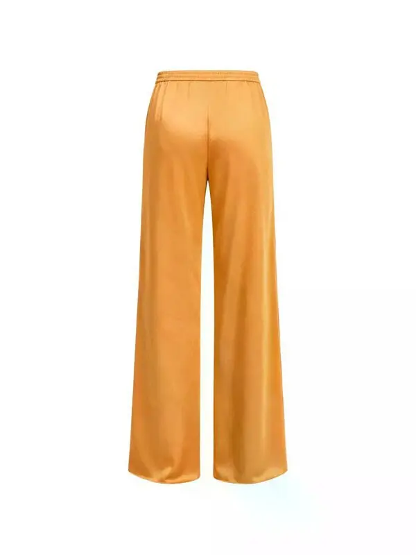 Vince Colette Crushed-effect Trousers - Yellow