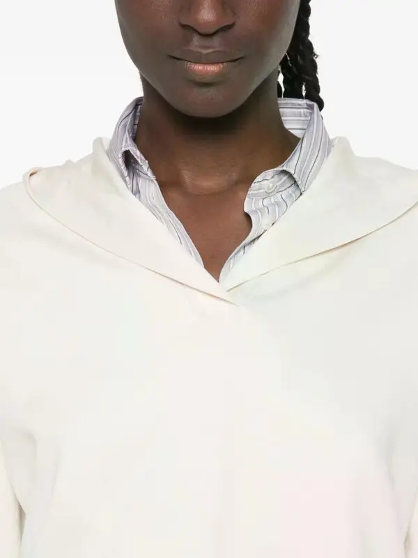 Max Mara Hooded Long-sleeve Hoodie - Neutrals