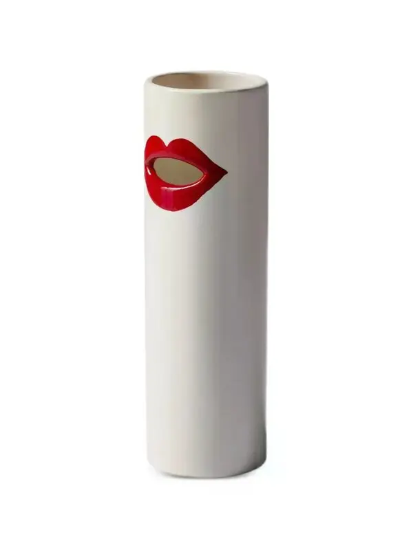 CASSINA Mouth Lips-motif Vase - White