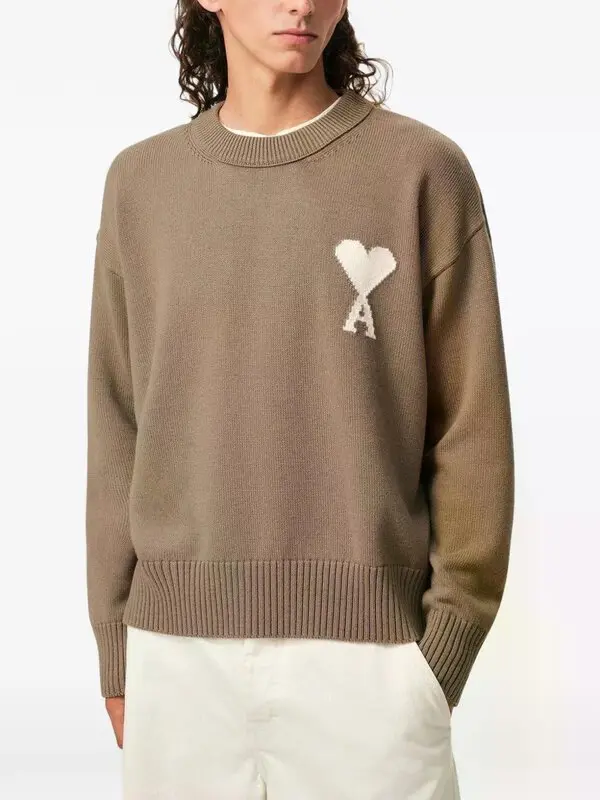 AMI Paris De Coeur Crewneck Sweater