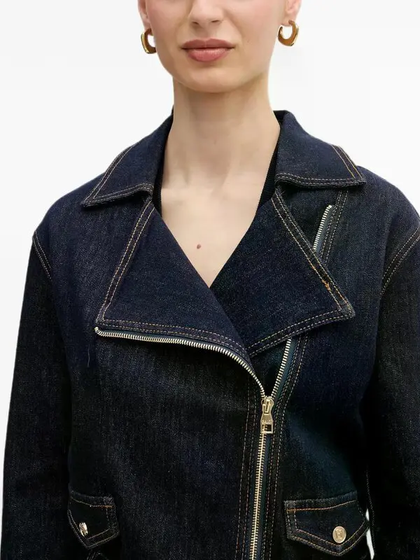 GAUDI Belted Denim Jacket
