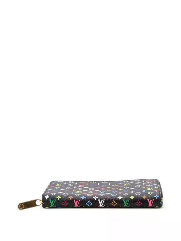 LOUIS VUITTON Zippy Wallet Monogram Multicolor Small Wallets - Black