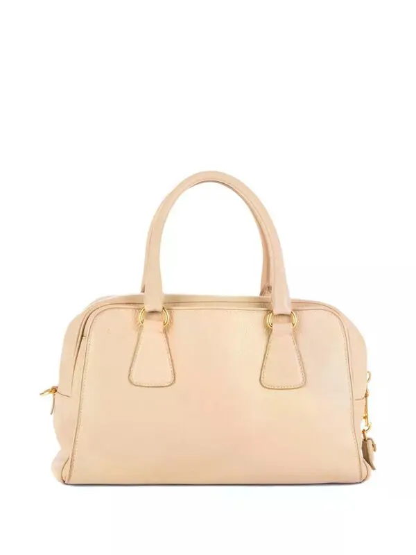 Prada Top-handle Zip Bag - Neutrals