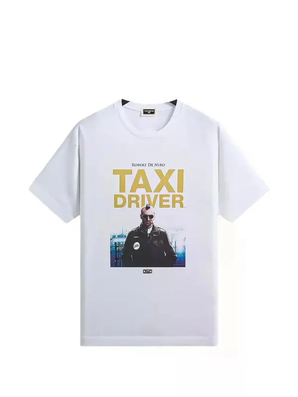 Kith Taxi Driver Dvd Cover Printed T-shirt - White