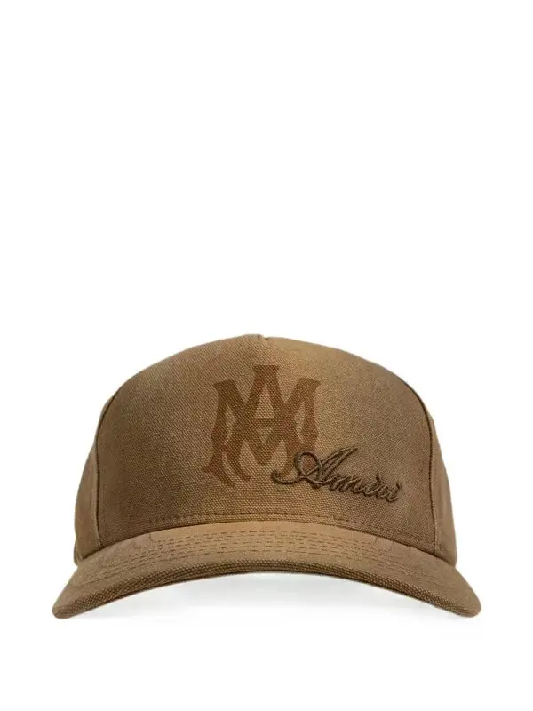 Amiri Logo Embroidered Baseball Cap - Brown