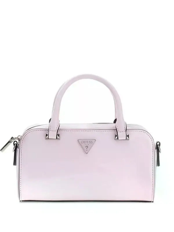 Guess Arnela Patent-finish Tote Bag - Pink
