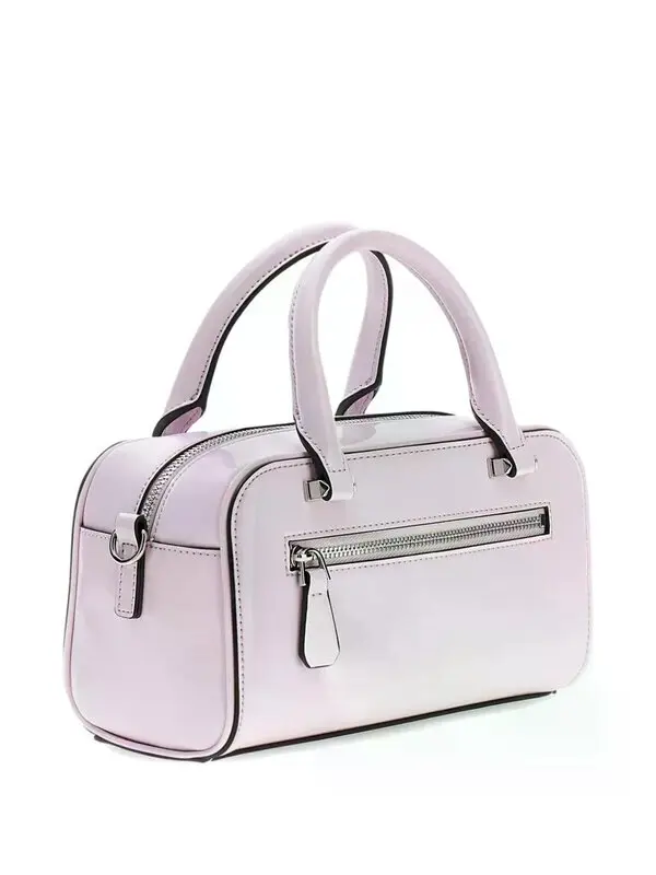 Guess Arnela Patent Finish Tote Bag - Pink