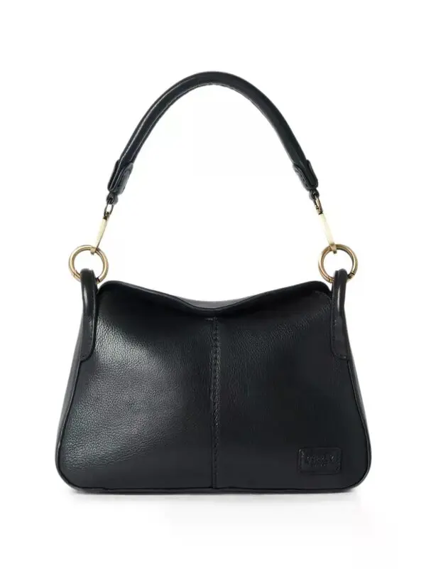 OSPREY The Oxford Pebbled Leather Shoulder Bag - Black