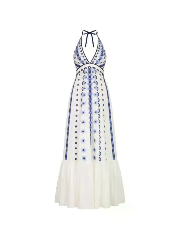 TEMPERLEY LONDON Edith Halter Maxi Dress