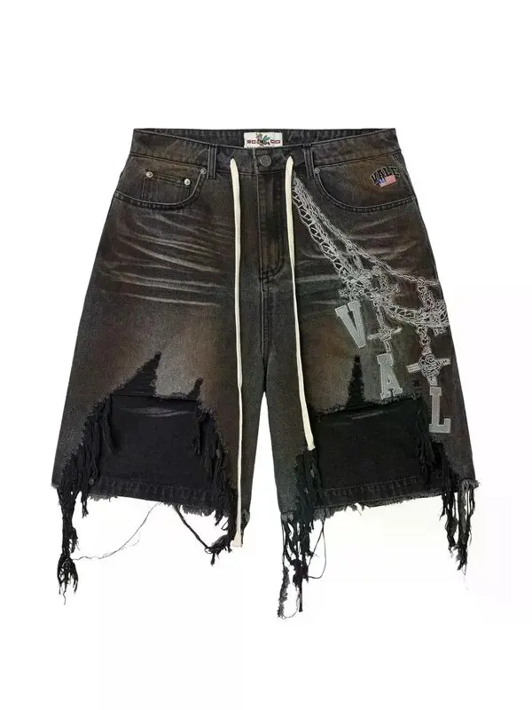 VALE FOREVER Chain Shorts - Black