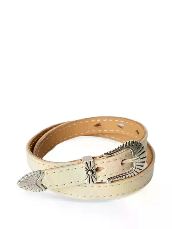 Our Legacy Leather Buckled Bracelet