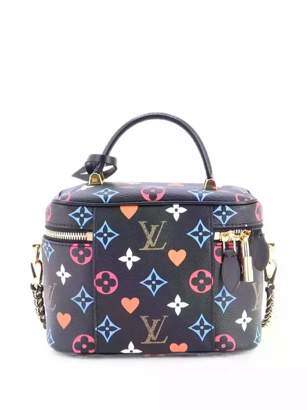 LOUIS VUITTON Vanity Handbag Limited Edition Game On Multicolor Monogram Pm Satchel