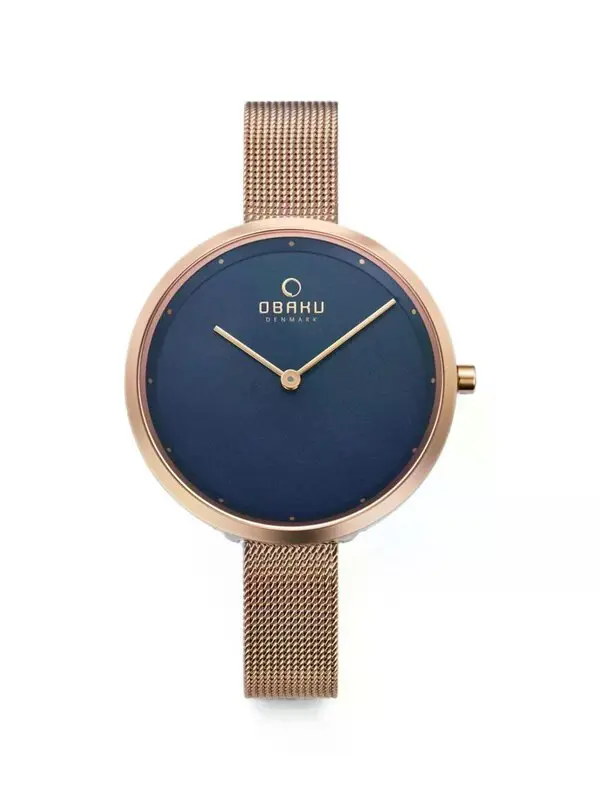 OBAKU Mesh Strap Watch - Blue