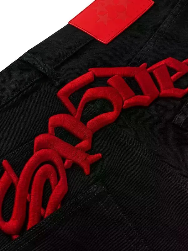 SP5DER Oxy Logo Patch Jeans