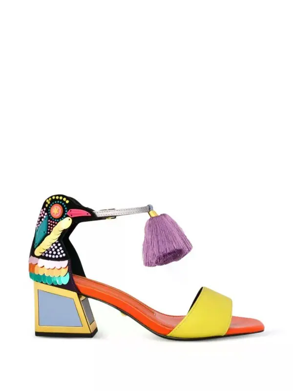 KAT MACONIE Kay Tassel-embellishment Sandals - Yellow