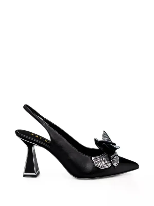 KAT MACONIE Crystal-embellished Slingback Pumps