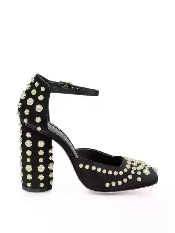 KAT MACONIE Pearl-embellishment Pumps - Black