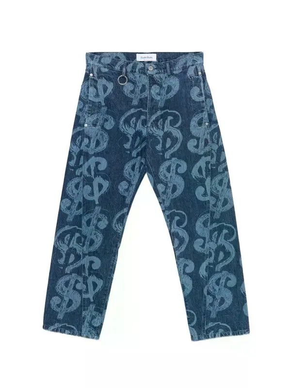 Études Studio X Andy Warhol Dollar-sign Print Jeans