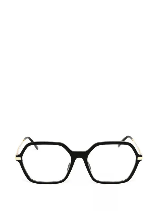 Marc Jacobs Geometric Frame Glasses - Black