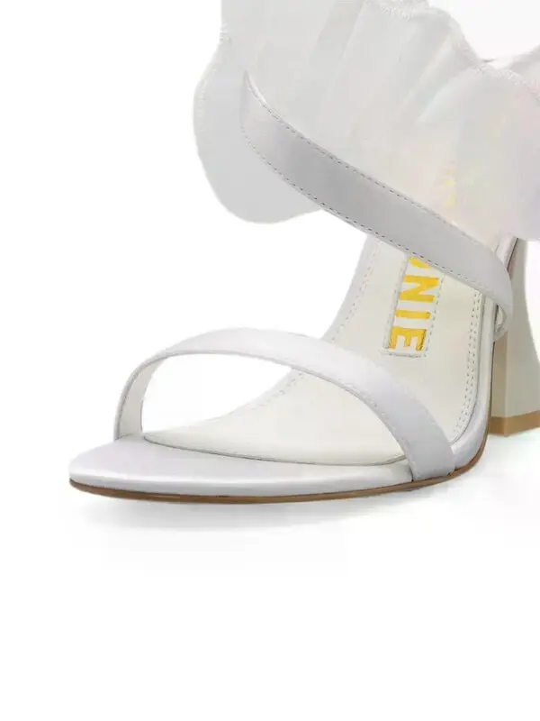 KAT MACONIE Ruffled-tulle Sandals