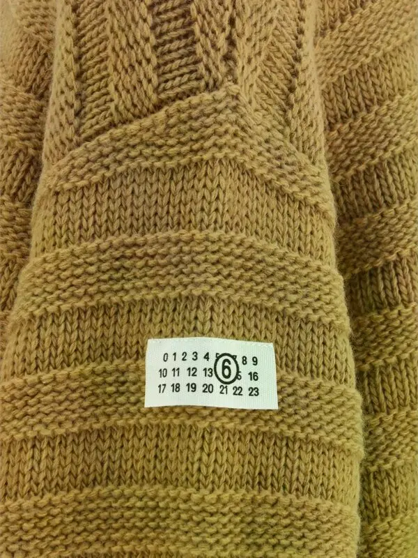 MAISON MARGIELA Distressed Ribbed-knit Sweater