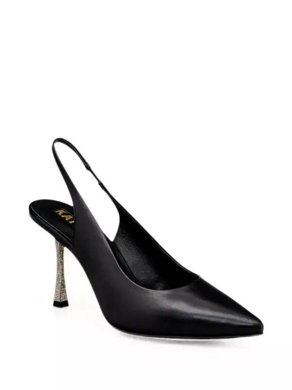 KAT MACONIE Crystal-embellished Slingback Pumps