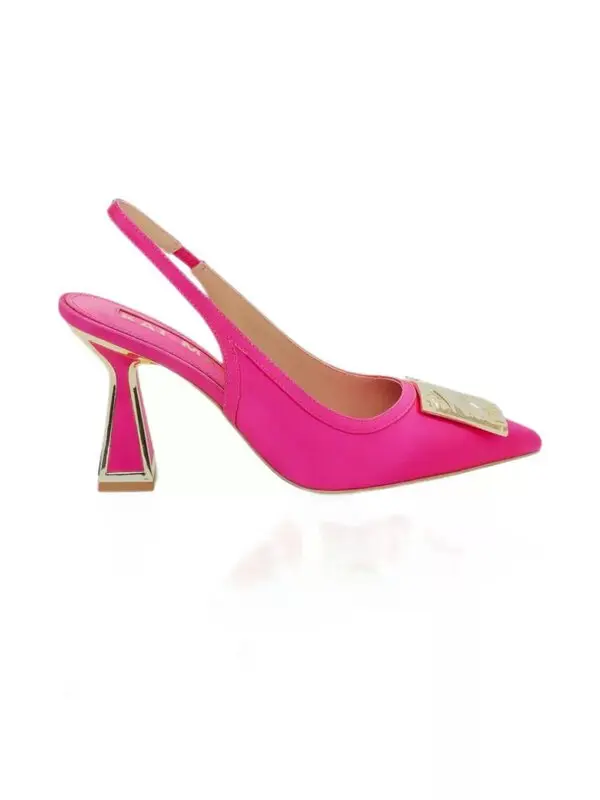 KAT MACONIE Katia Logo-plaque Slingback Pumps - Pink