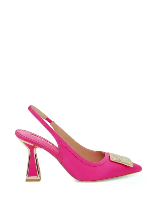 KAT MACONIE Katia Logo-plaque Slingback Pumps - Pink