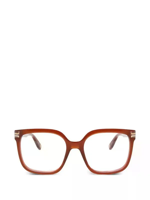 Marc Jacobs Square Frame Eyeglasses - Brown