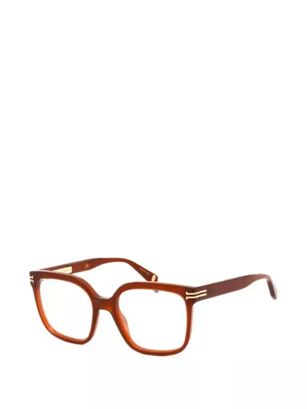 Marc Jacobs Square Frame Eyeglasses - Brown