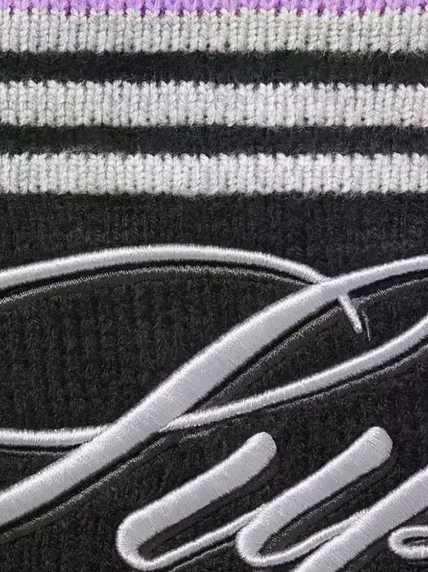 Supreme Script Stripe Half-zip Sweater