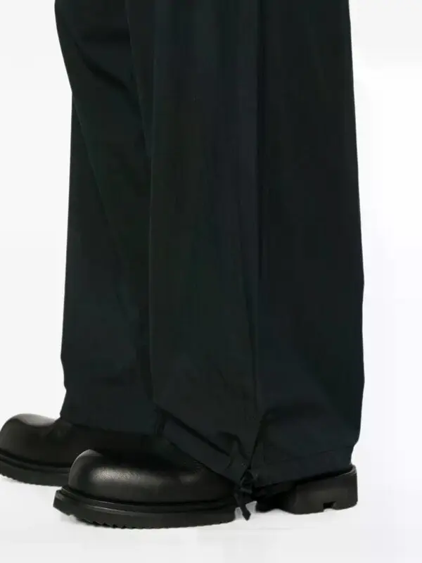 Études Studio Wide Leg Drawstring Hem Trousers