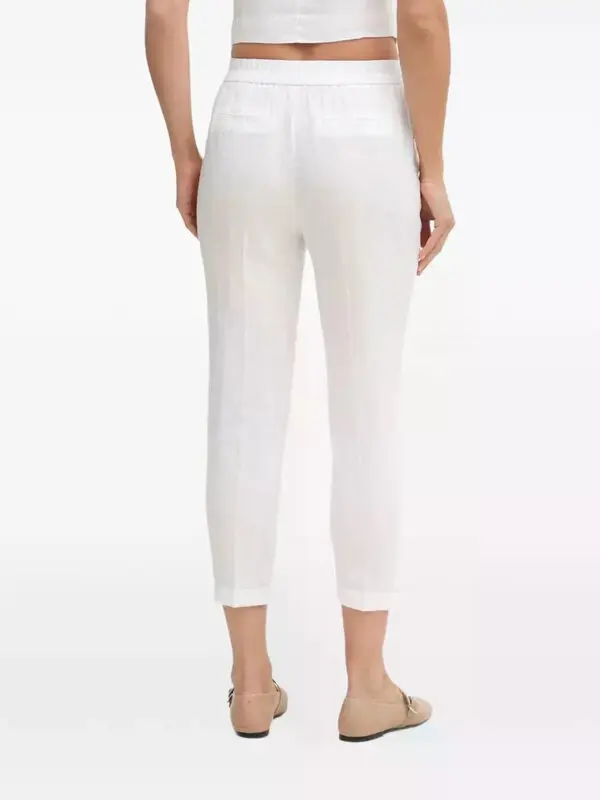 BENETTON Pleated Cropped Trousers