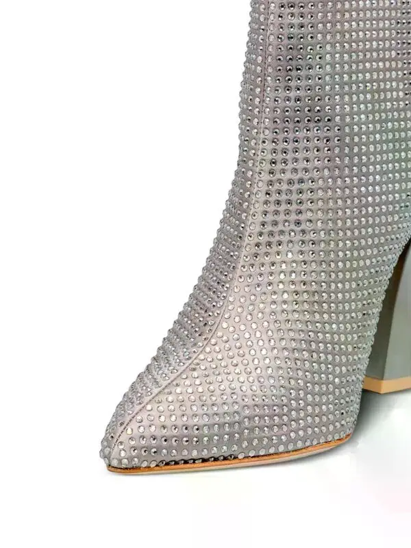 KAT MACONIE Crystal-embellished Ankle Boots