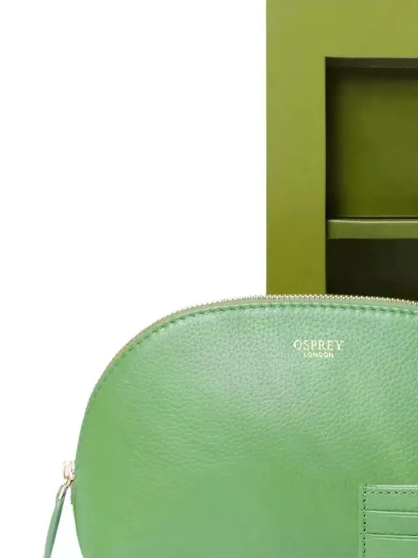 OSPREY LONDON Logo-print Leather Travel Set