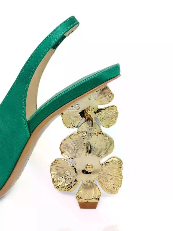 KAT MACONIE Mona Slingback Pumps - Green