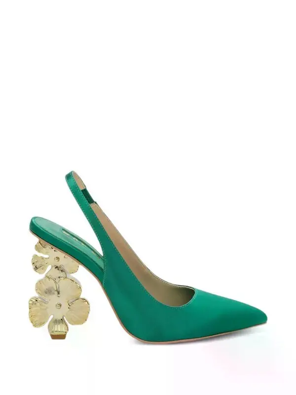 KAT MACONIE Mona Slingback Pumps - Green