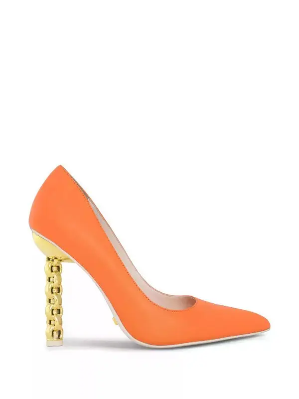 KAT MACONIE Lydia Chain-link Pumps - Orange