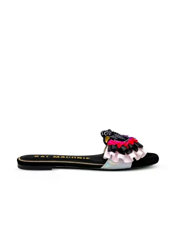 KAT MACONIE Ruffled Flat Sandals