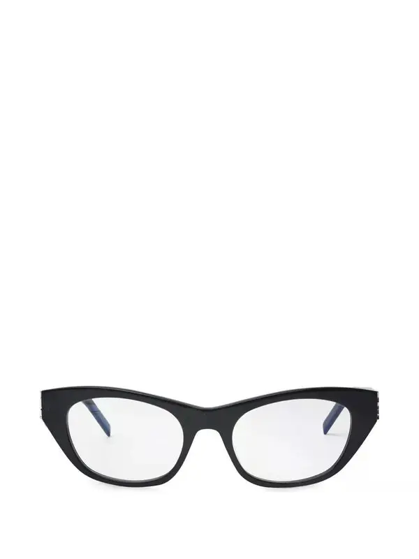 Saint Laurent Cat Eye Frame Eyeglasses - Black