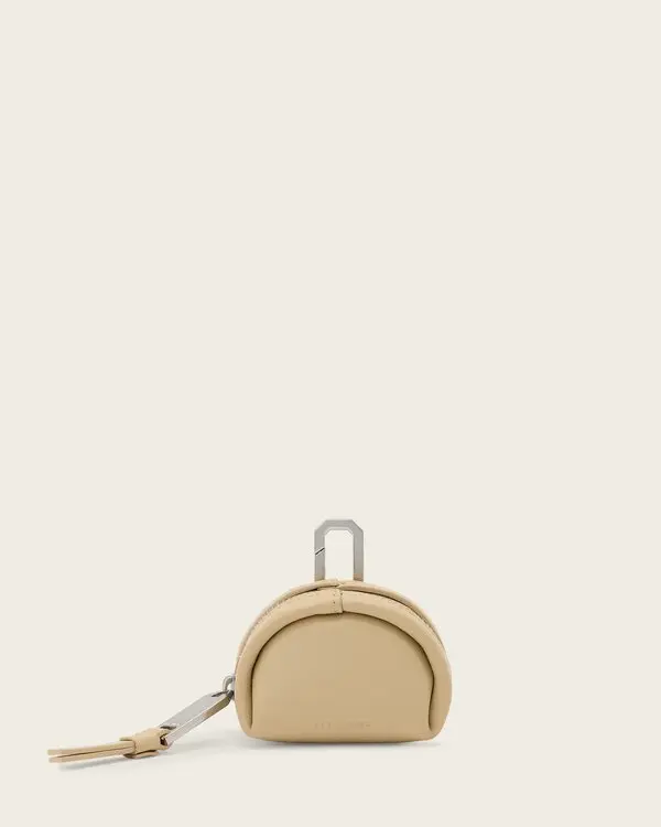 ALLSAINTS Rosalie Leather Airpod Case - White