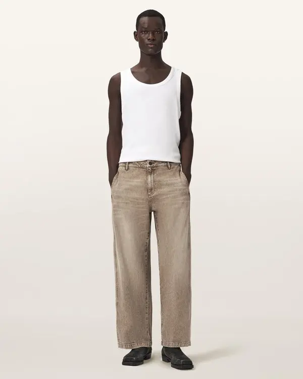 ALLSAINTS Raafi Barrel Leg Denim Jeans